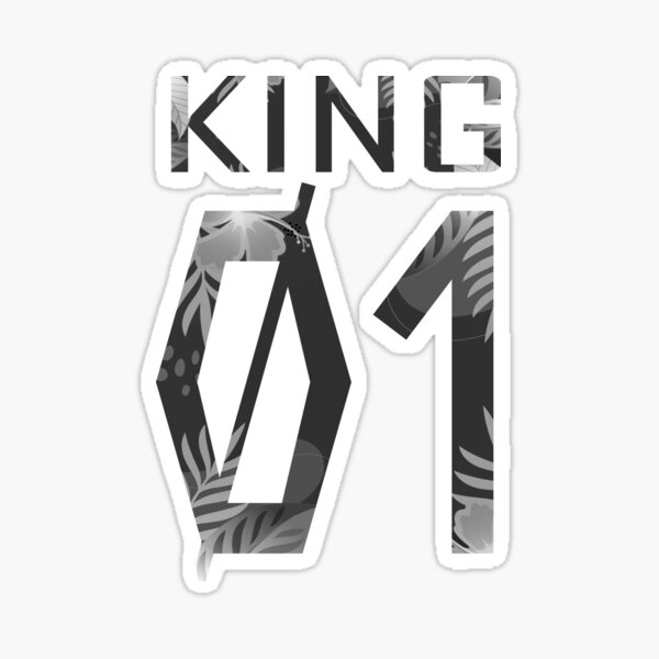 "King" Sticker for Sale by DerGeisler | Redbubble