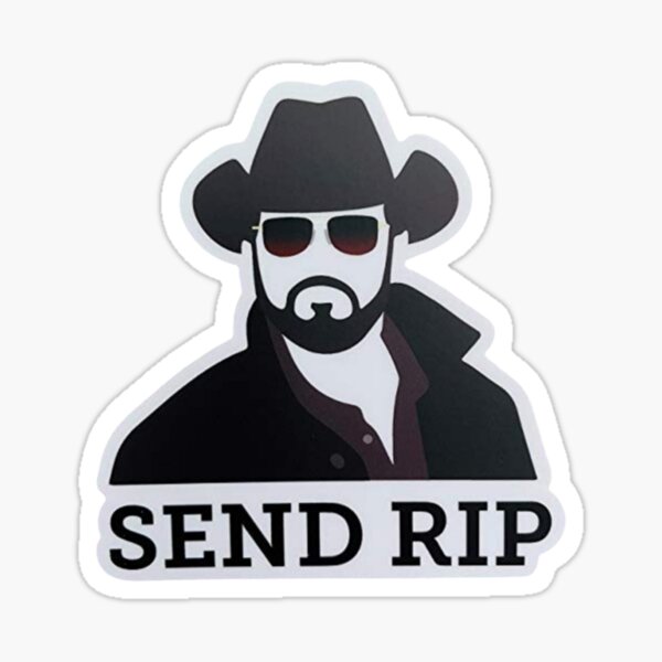 "Yellowstone Sticker - Send Rip Sticker - Yellowstone TV Show ...
