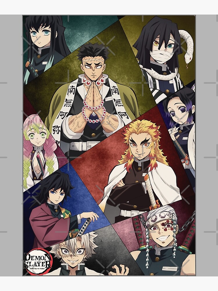"Cunning Demon'S Power Hashira Demon Slayerrap" Poster for Sale by ...