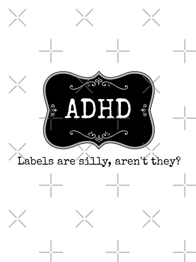 "Adhd Label 56 Simple Vintage Graphic - Best Trending - Cool Graphic ...