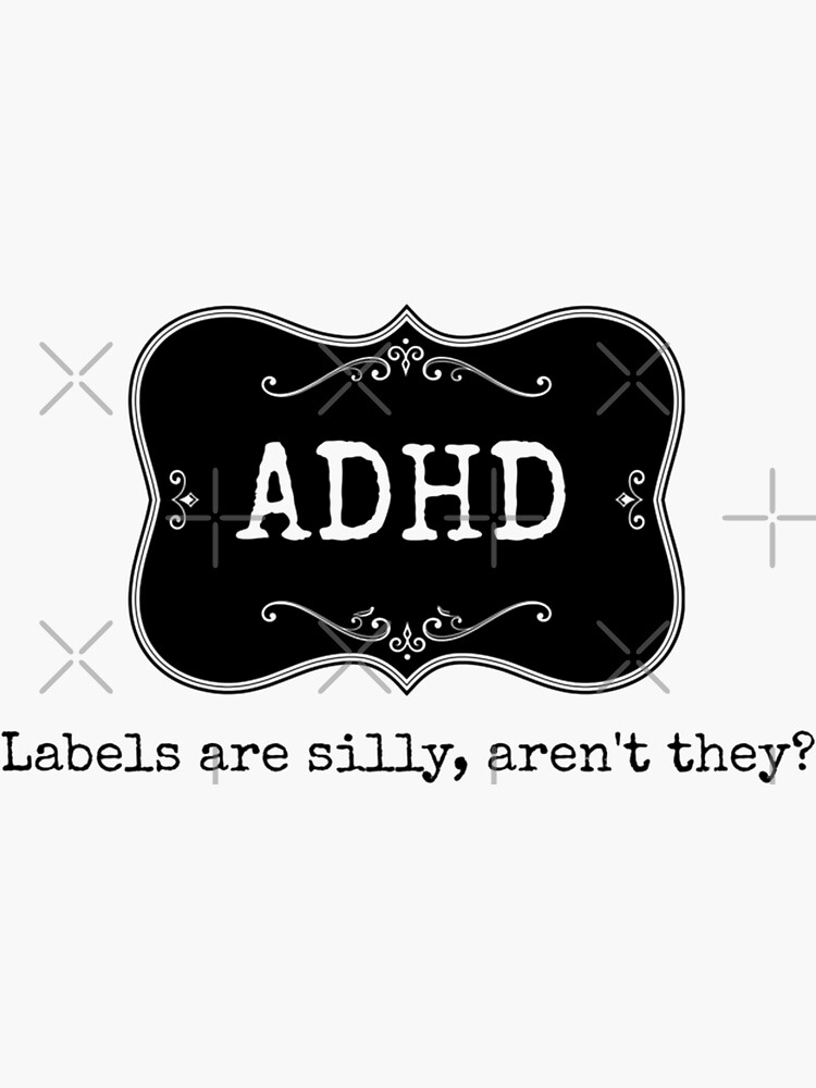 "Adhd Label 56 Simple Vintage Graphic - Best Trending - Cool Graphic ...