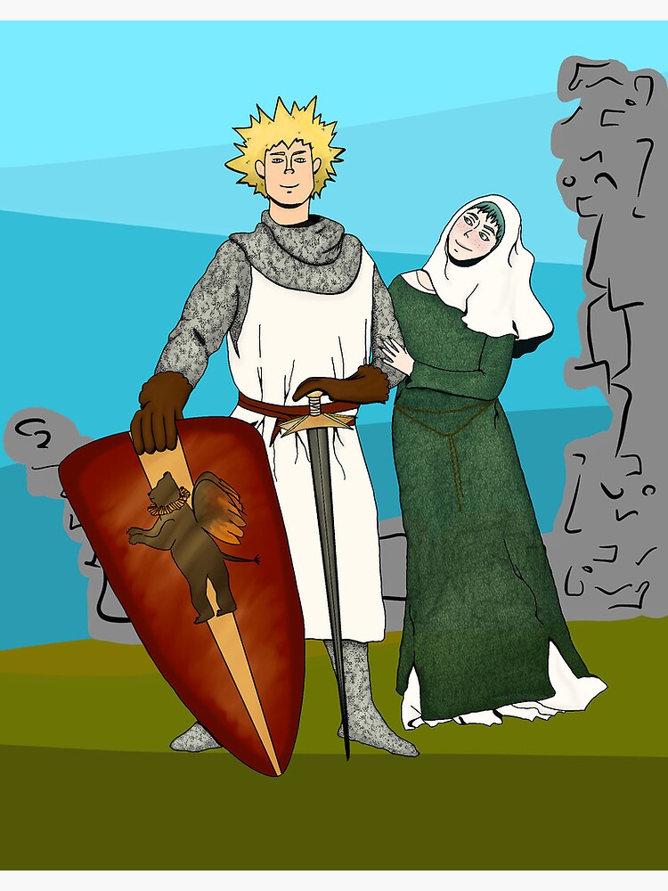 "knight bakugo & princess deku" Art Print for Sale by Sabby201 | Redbubble