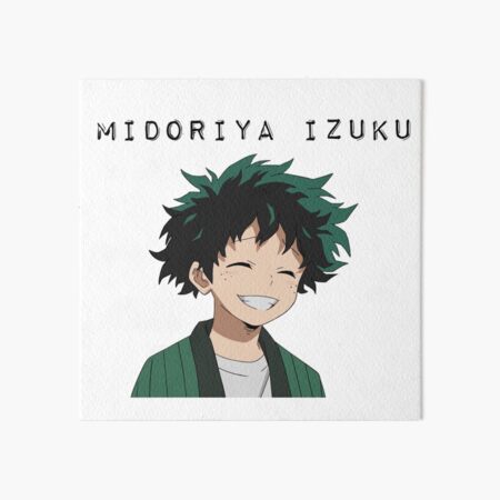 "My Hero Academia Smiling Deku" Art Board Print for Sale by fanatic-for ...