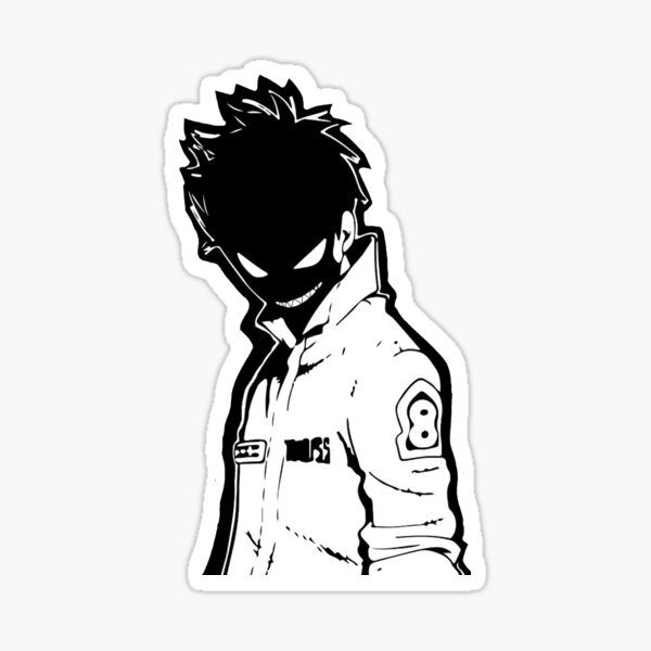 " Shinra Kusakabe from Fire Force Design" Sticker for Sale by MiyaaShop ...