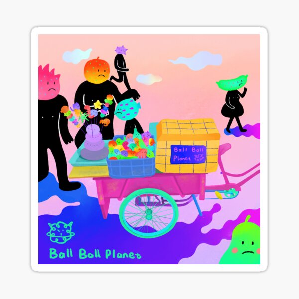 "My Little Stall" Sticker for Sale by BallBallPlanet | Redbubble