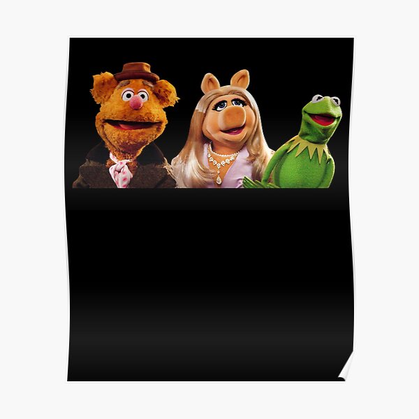Póster «El oso Fozzie, la rana Kermit y la señorita Piggy» de ...
