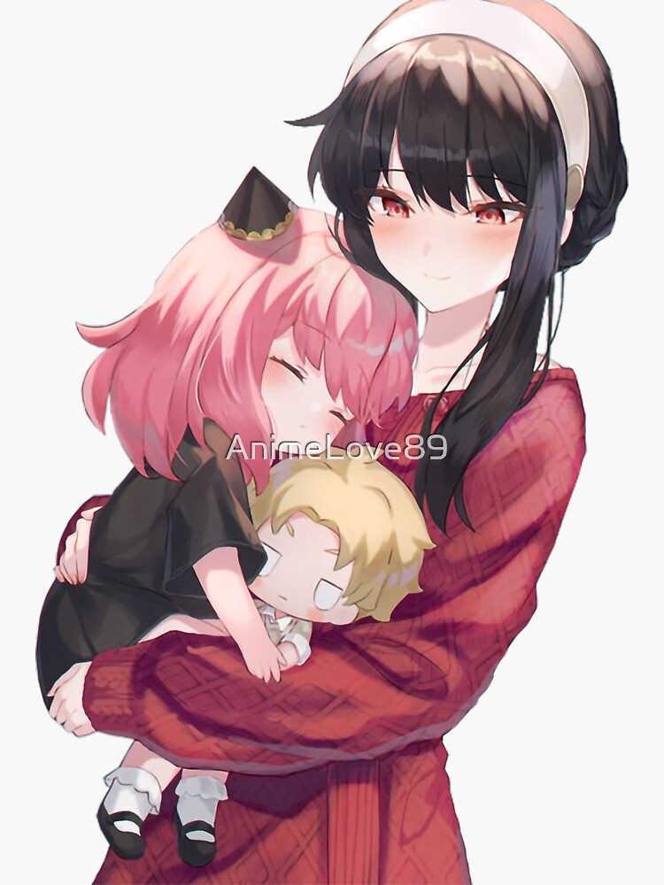 "Yor Forger Anya Forger Cute" Sticker for Sale by AnimeLove89 | Redbubble