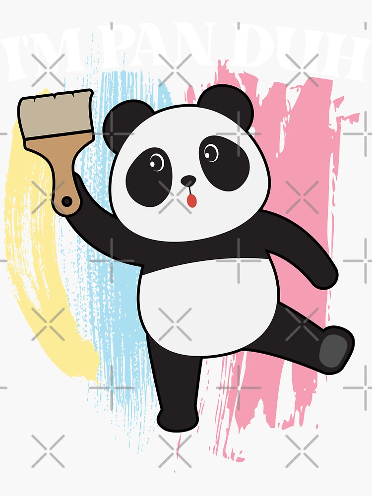 Im Pan Duh Panda Pansexual Pride Flag Lgbt Funny Pansexuality