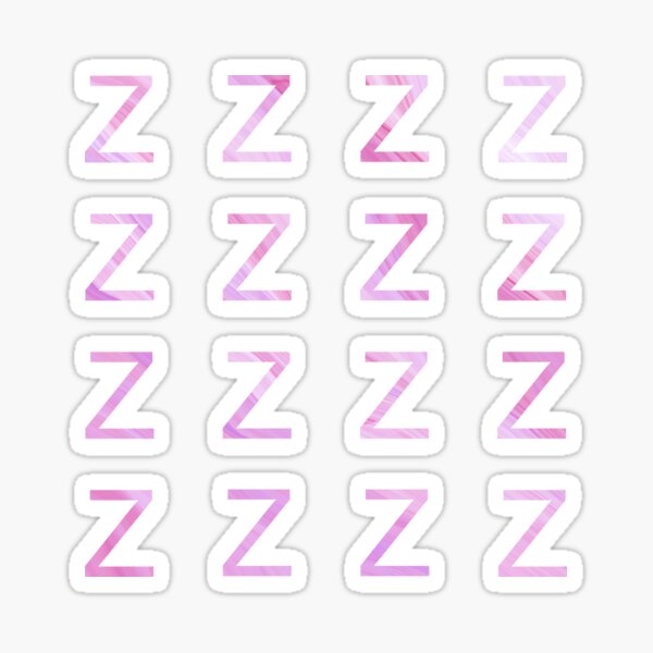 "Pink Marble Letter Z Pack" Sticker for Sale by TheMonogramShop | Redbubble