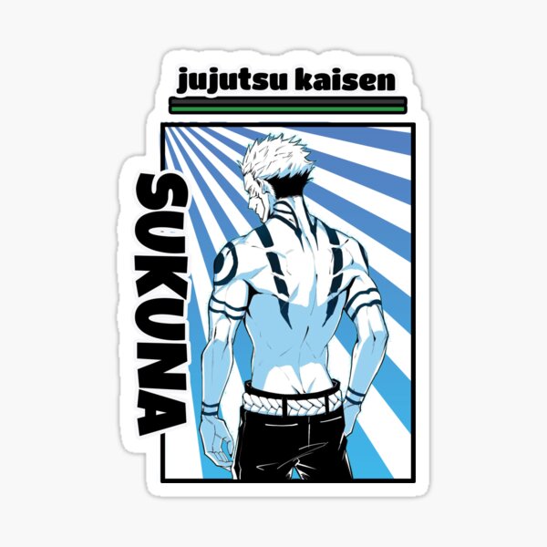 "Jujutsu Kaisen , SUKUNA" Sticker for Sale by zizo37 | Redbubble