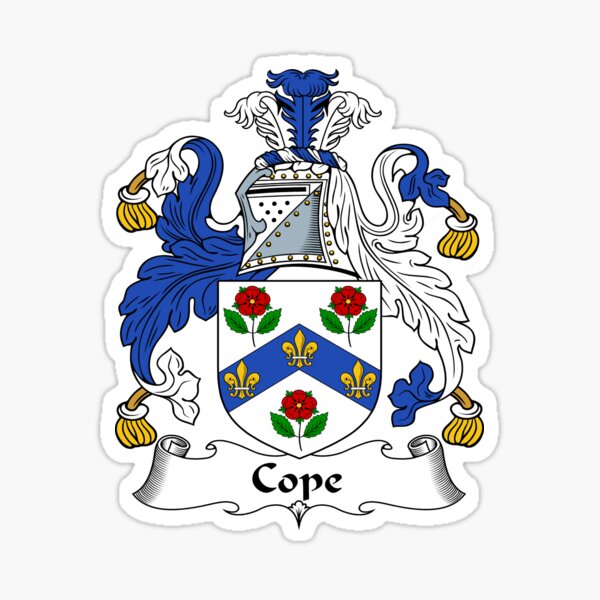 "Cope" Sticker for Sale by HaroldHeraldry | Redbubble