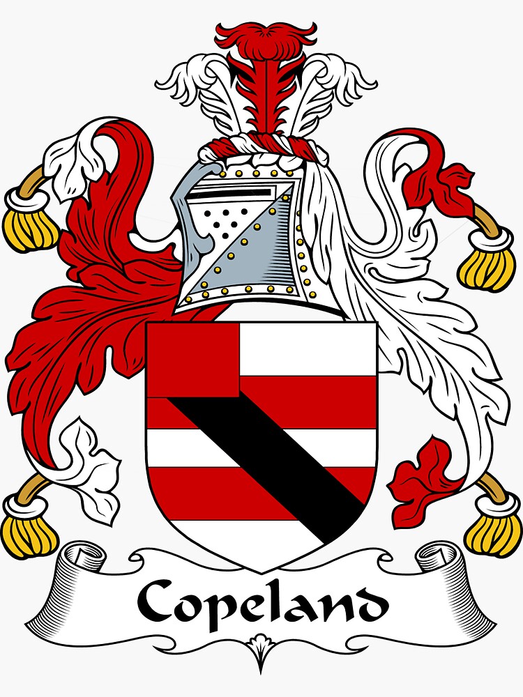 "Copeland" Sticker for Sale by HaroldHeraldry | Redbubble