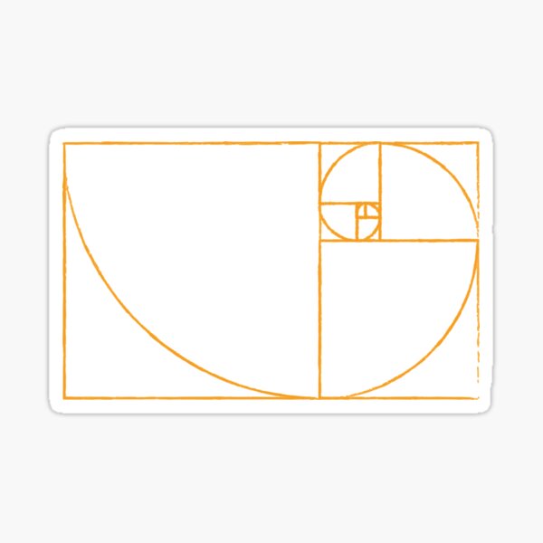 "Sketch Golden Ratio " Sticker for Sale by ghost888 | Redbubble