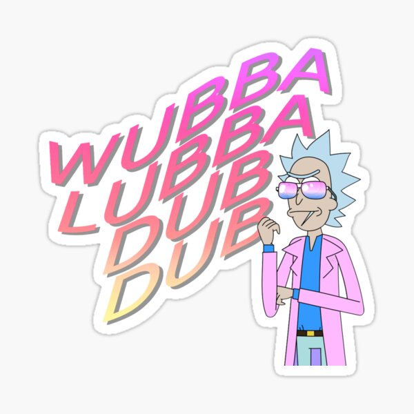 "Dub Dub" Sticker for Sale by KYUBE | Redbubble