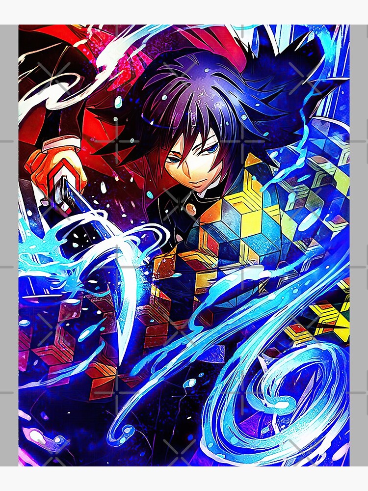 "Cunning Demon'S Power Water Master Giyu Slayer Vintage" Poster for ...