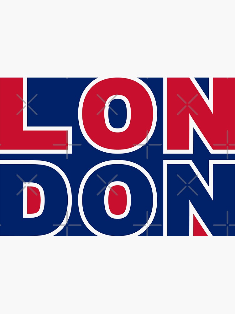 "Capital of UK" Sticker for Sale by tmsarts | Redbubble