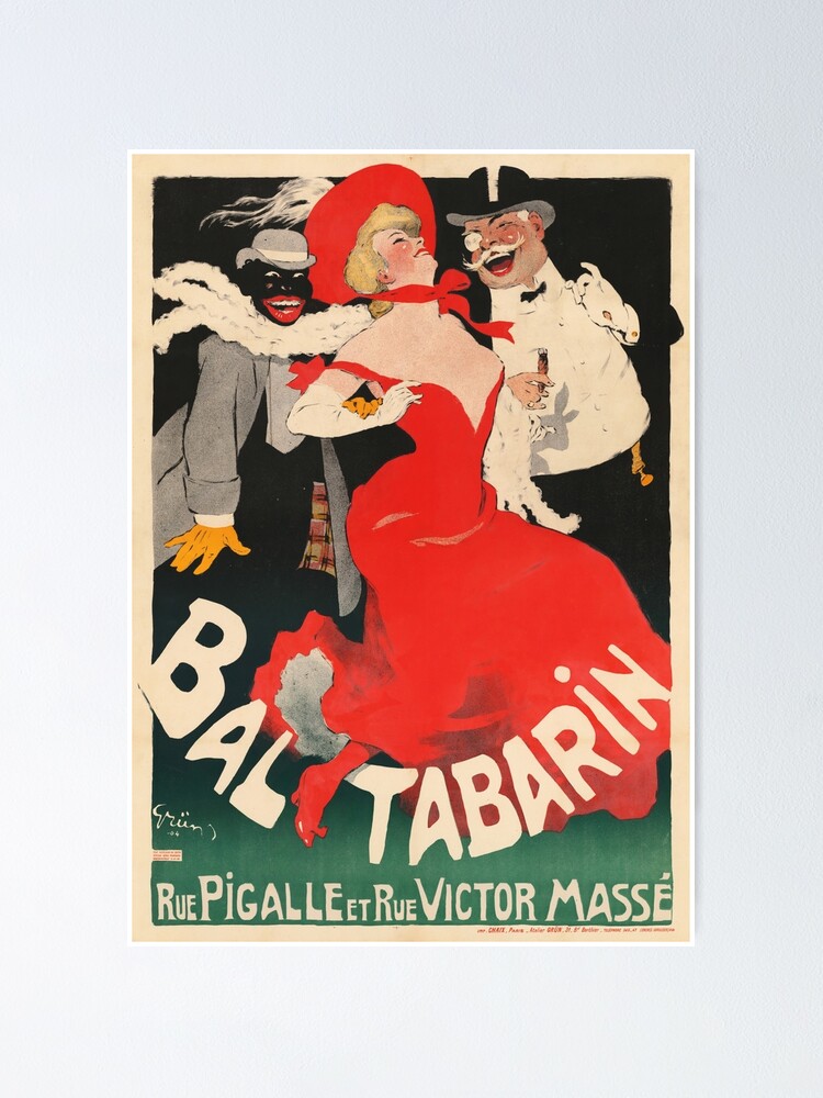 "BAL TABARIN Rue Pigalle et Rue Victor Masse 1904 by Jules Alexandre ...