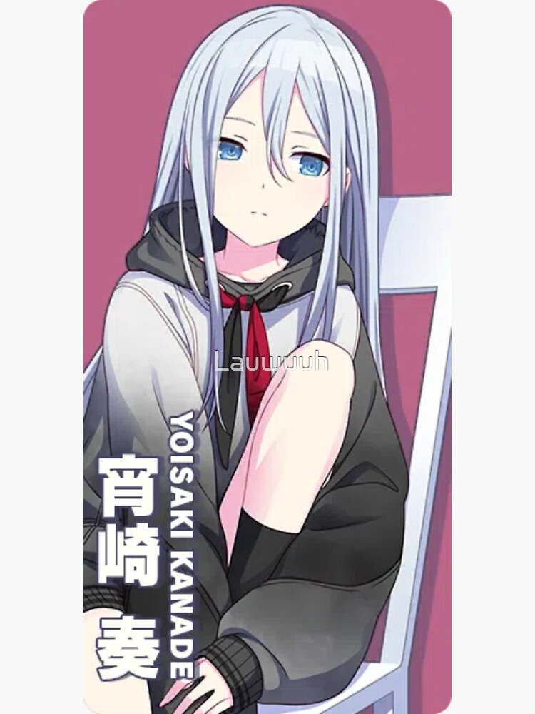 "Yoisaki Kanade" Sticker for Sale by Lauwuuh | Redbubble