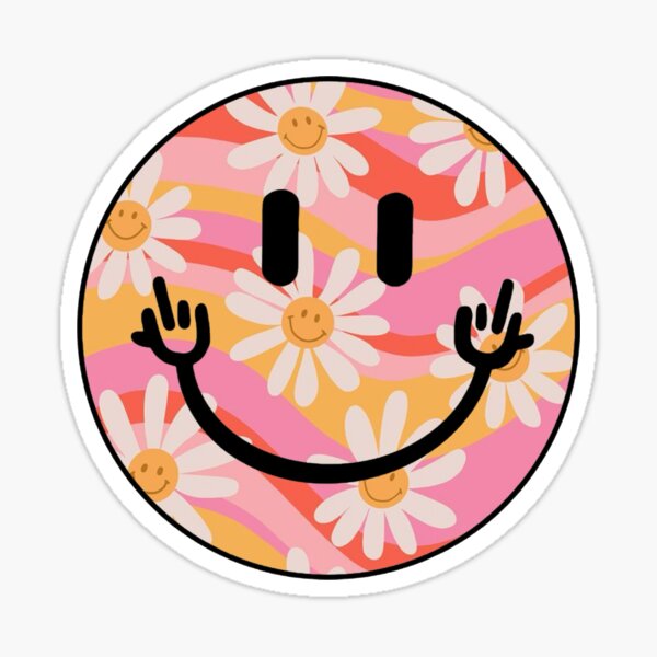 "Daisy Smiley" Sticker by csachs | Redbubble