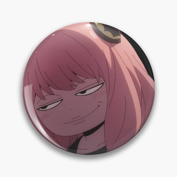 "Spy X Family Anya Forger Sneaky Funny Smug Face" Pin by otakuzaki ...