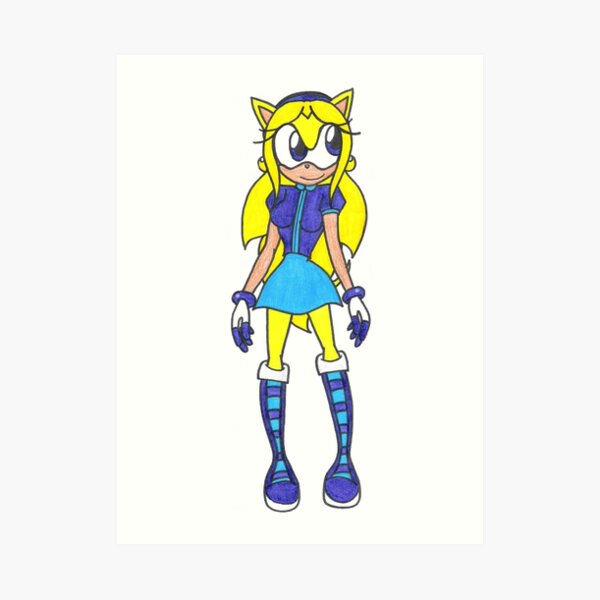 "Maria Robotnik the Hedgehog" Art Print for Sale by SSL13 | Redbubble