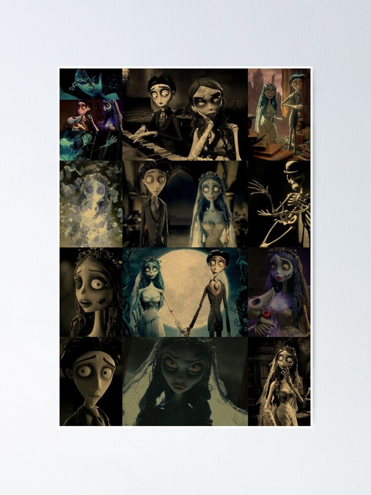"Corpse Bride , victor and emily" Poster for Sale by fanartmikha ...
