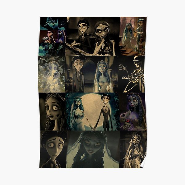 "Corpse Bride , victor and emily" Poster for Sale by fanartmikha ...