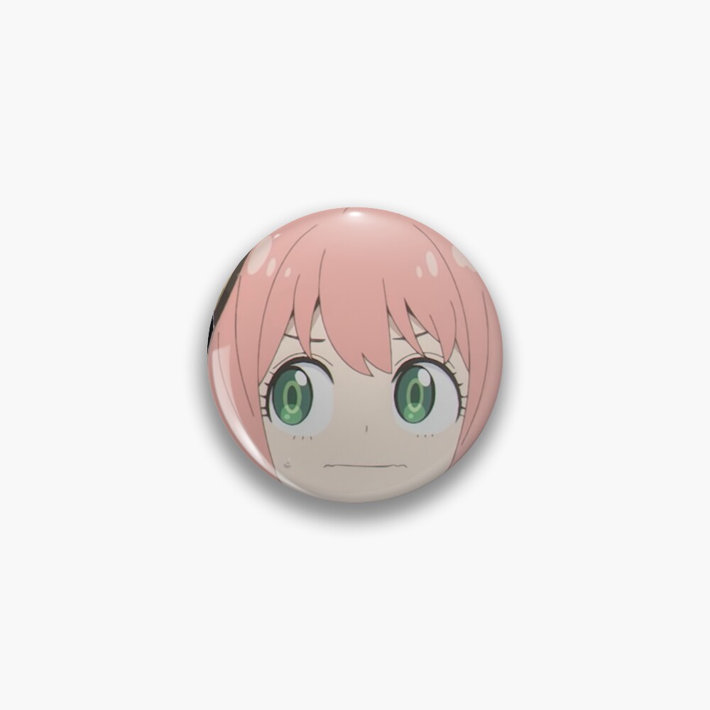 "Spy X Family Anya Forger Uneasy Worried Sweating Face Cute" Pin by ...