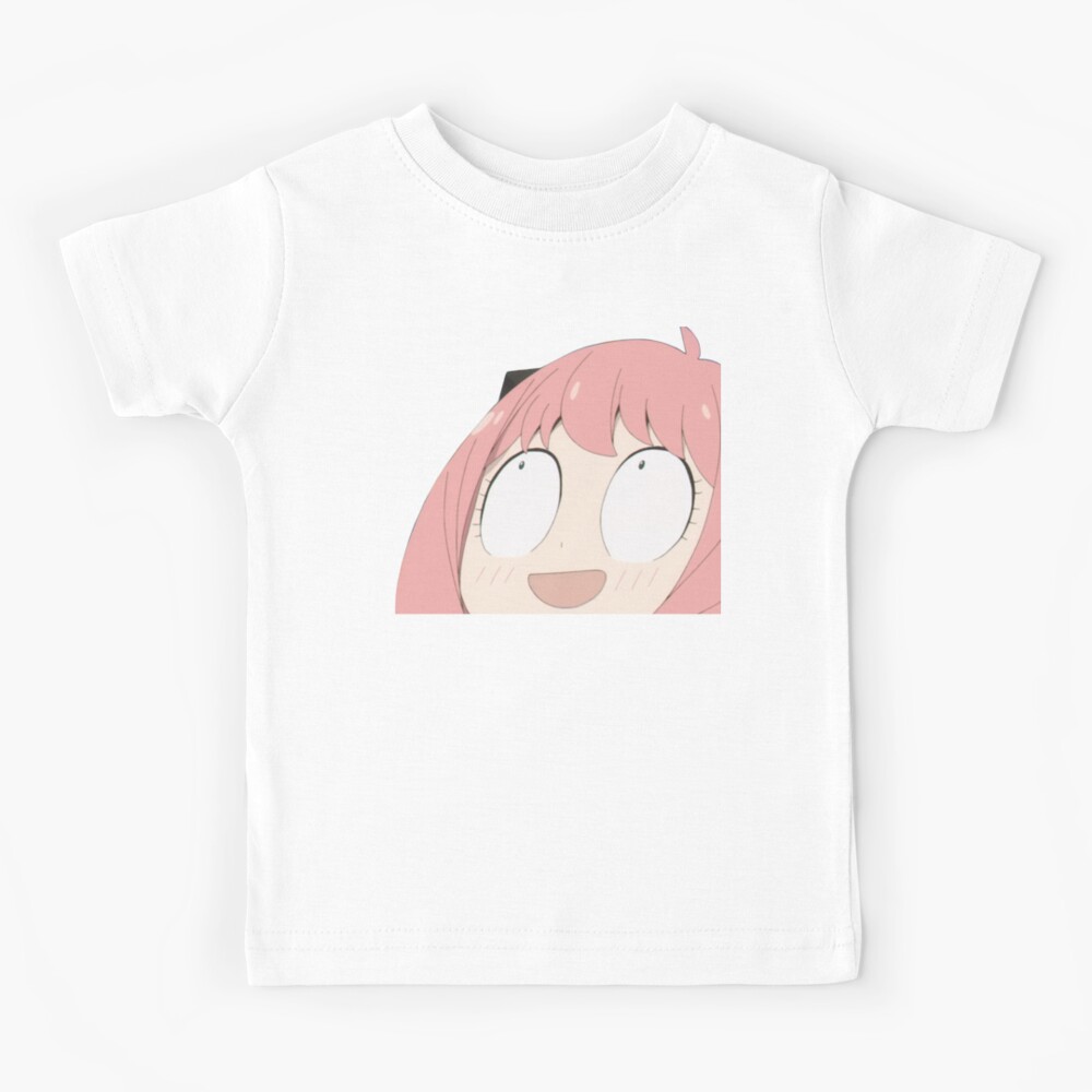 "Spy X Family Anya Forger Funny Cute Face Looking Up Derpy" Kids T ...