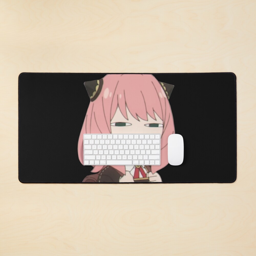 "Spy X Family Anya Forger Funny Angry Derpy Suspicious Face" Mouse Pad ...