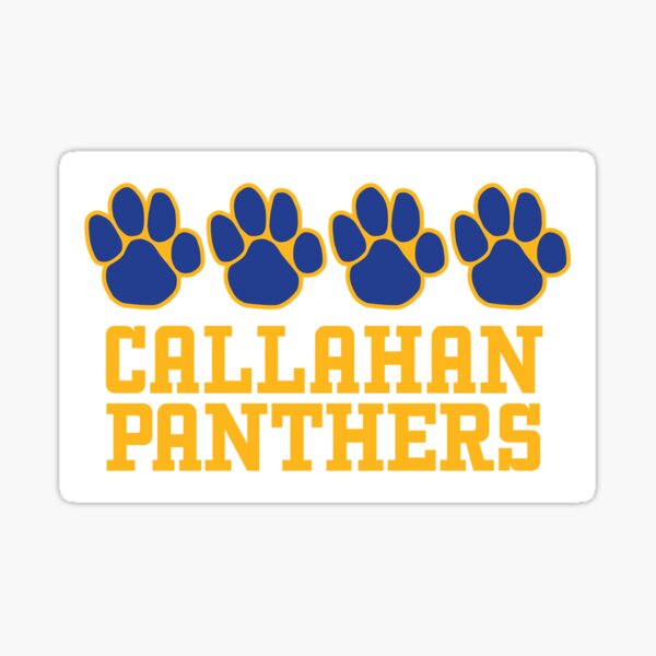 "Callahan Panthers horizontal logo" Sticker for Sale by ElaineCallahan ...