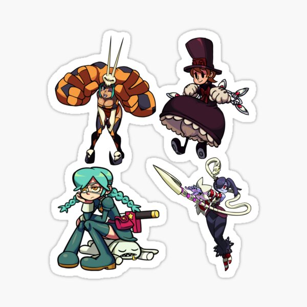 "Skull Girls" Sticker for Sale by Artists-shop | Redbubble