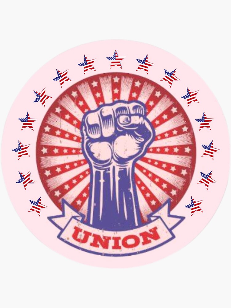 "Labor union" Sticker for Sale by Dzzoni | Redbubble