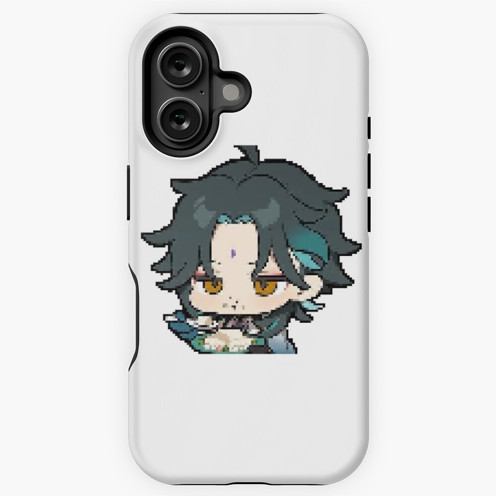 "Genshin Impact - Xiao Eating Pixel Emote" Sticker for Sale by M S ...