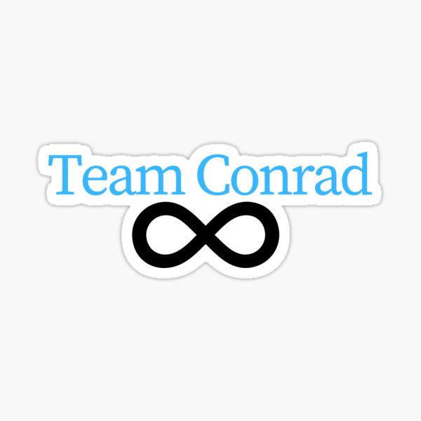 "Team Conrad - The Summer I Turned Pretty" Sticker by KMTdesigns ...