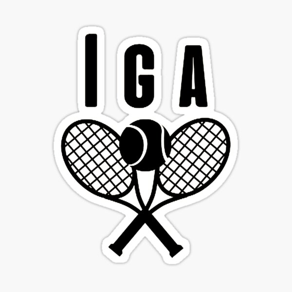 "iga swiatek" Sticker for Sale by fifiishop | Redbubble