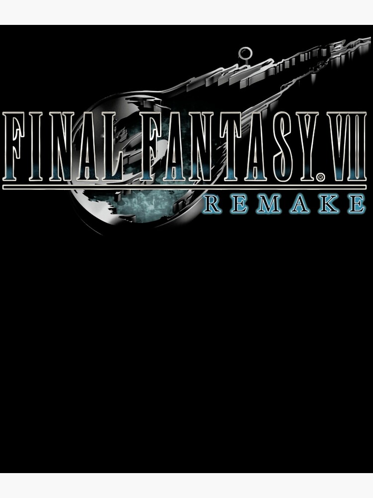 "Final Fantasy VII Remake Logo 5" Poster for Sale by eleteriwm | Redbubble