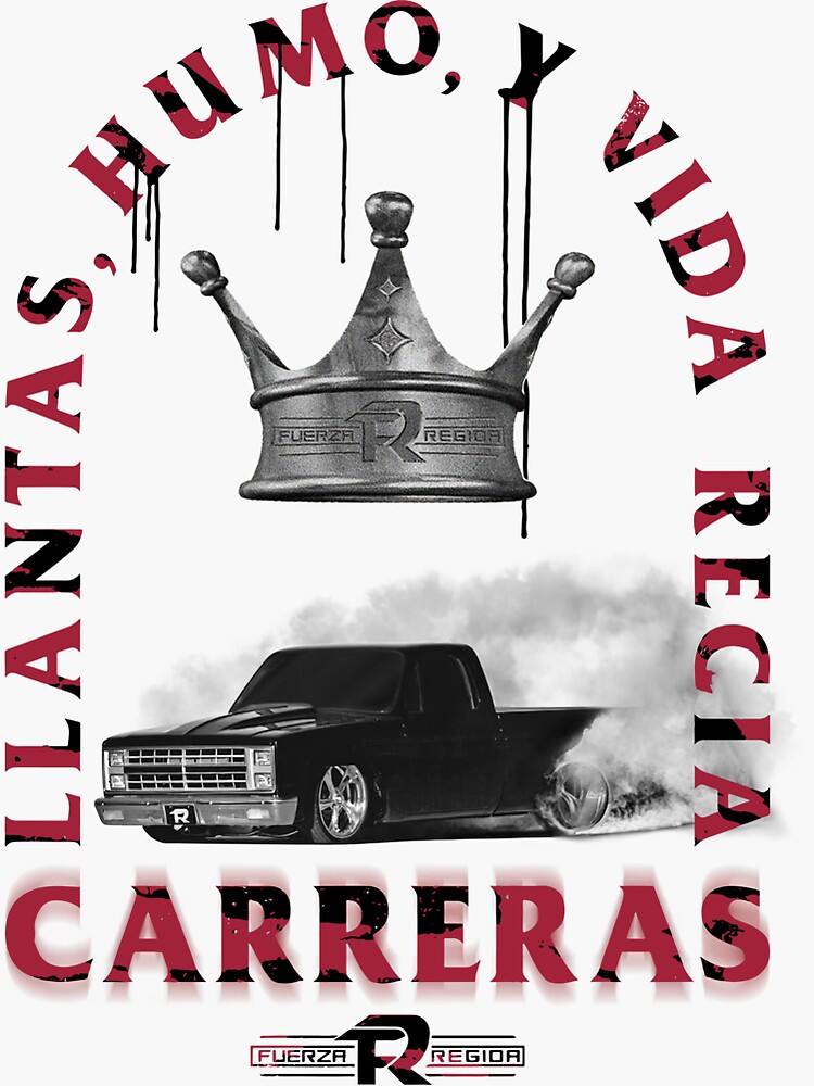 "Fuerza Regida Merch Descansando Shirt" Sticker for Sale by ...