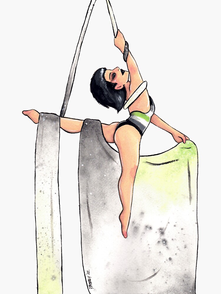 "Agender Pride Silks" Sticker for Sale by RemiProbably | Redbubble