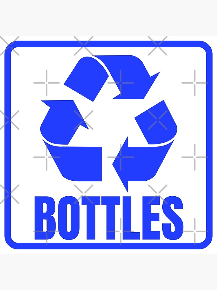 "Recycle bin labels with recycle symbol" Poster for Sale by noyomiart ...