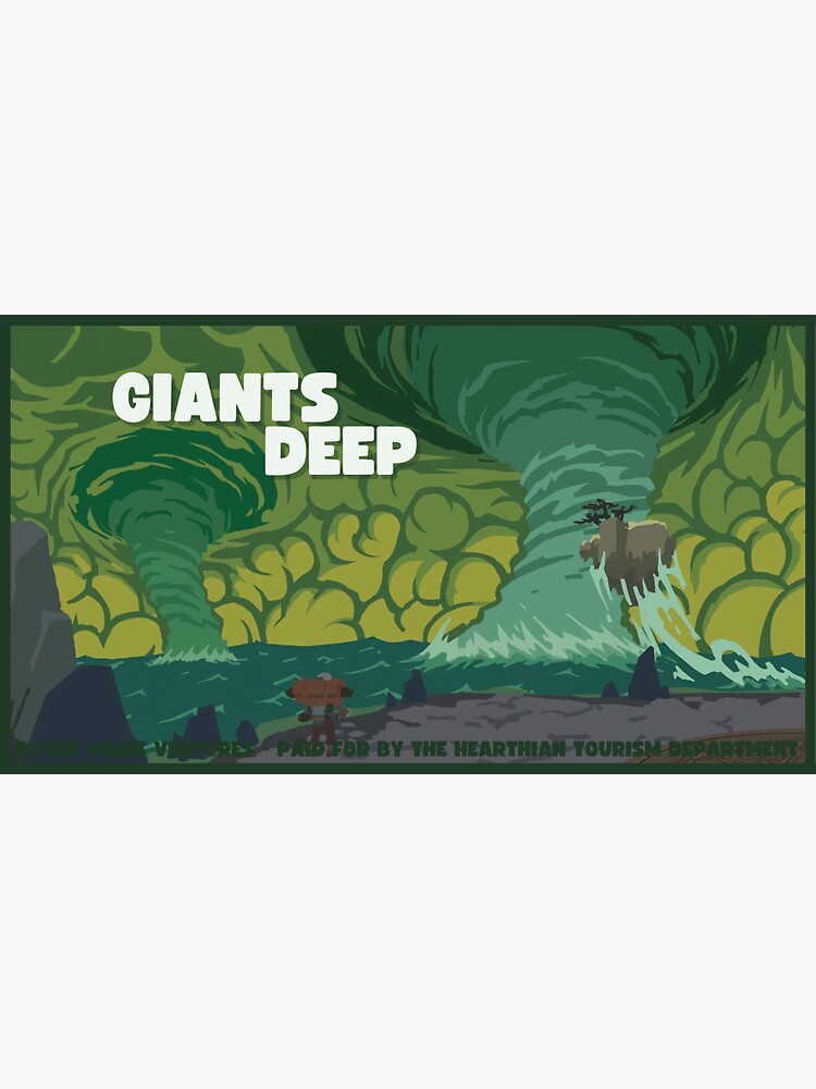 "Outer Wilds - Giants Deep" Sticker by Rsalha | Redbubble