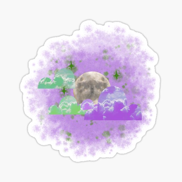 "Discreet Genderqueer Pride Space Design" Sticker for Sale by ...
