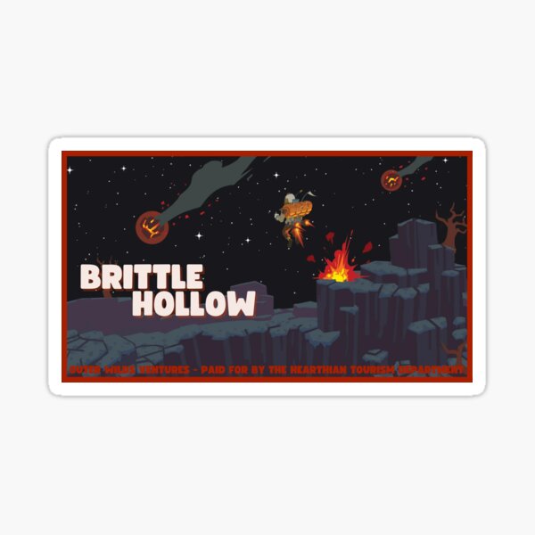 "Outer Wilds - Brittle Hollow" Sticker by Rsalha | Redbubble