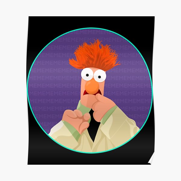 "Beaker " Poster for Sale by MichaelRojas1 | Redbubble