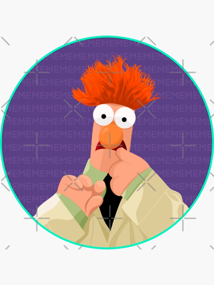 "Beaker " Sticker for Sale by MichaelRojas1 | Redbubble
