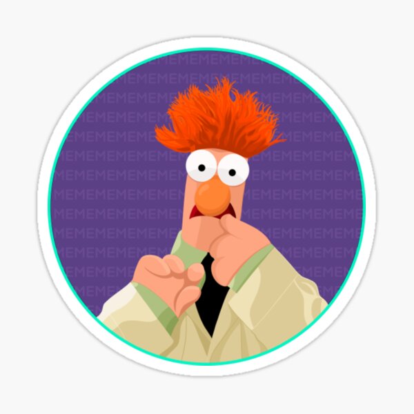 "Beaker " Sticker for Sale by MichaelRojas1 | Redbubble