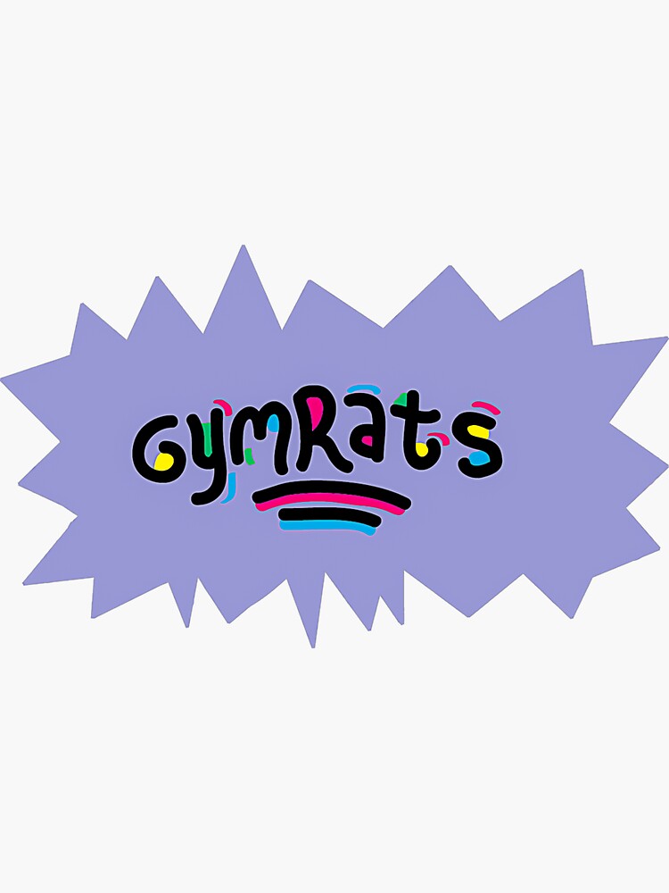 "Rugrats Gym Rats" Sticker for Sale by Rosamoaughter | Redbubble