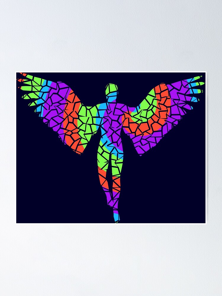 "Archangel Michael, Christian Art Work" Poster for Sale by SystemLion ...