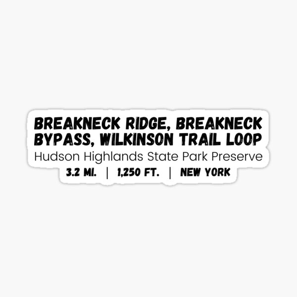 "Breakneck Ridge, Breakneck Bypass, Wilkinson Trail Loop- Hudson ...