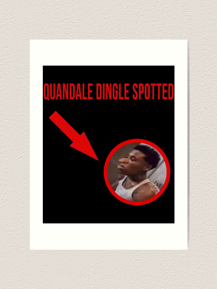 "Quandale Dingle Spotted Meme " Art Print for Sale by Orlaoung | Redbubble